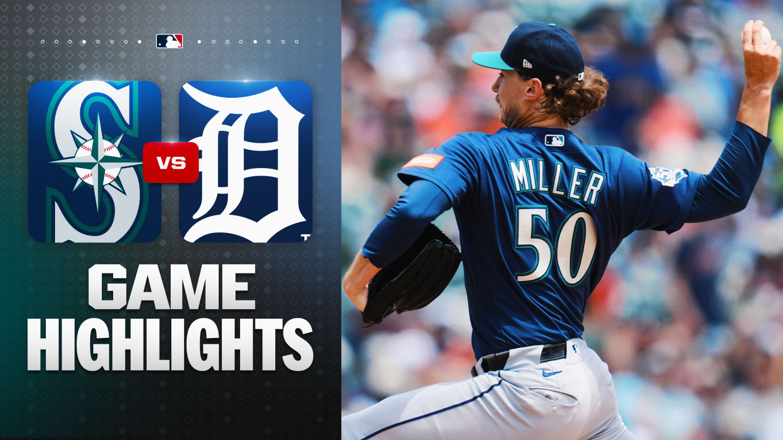 Bryce Miller strikes out nine in Mariners' 4-0 win | 06/06/2026 ...