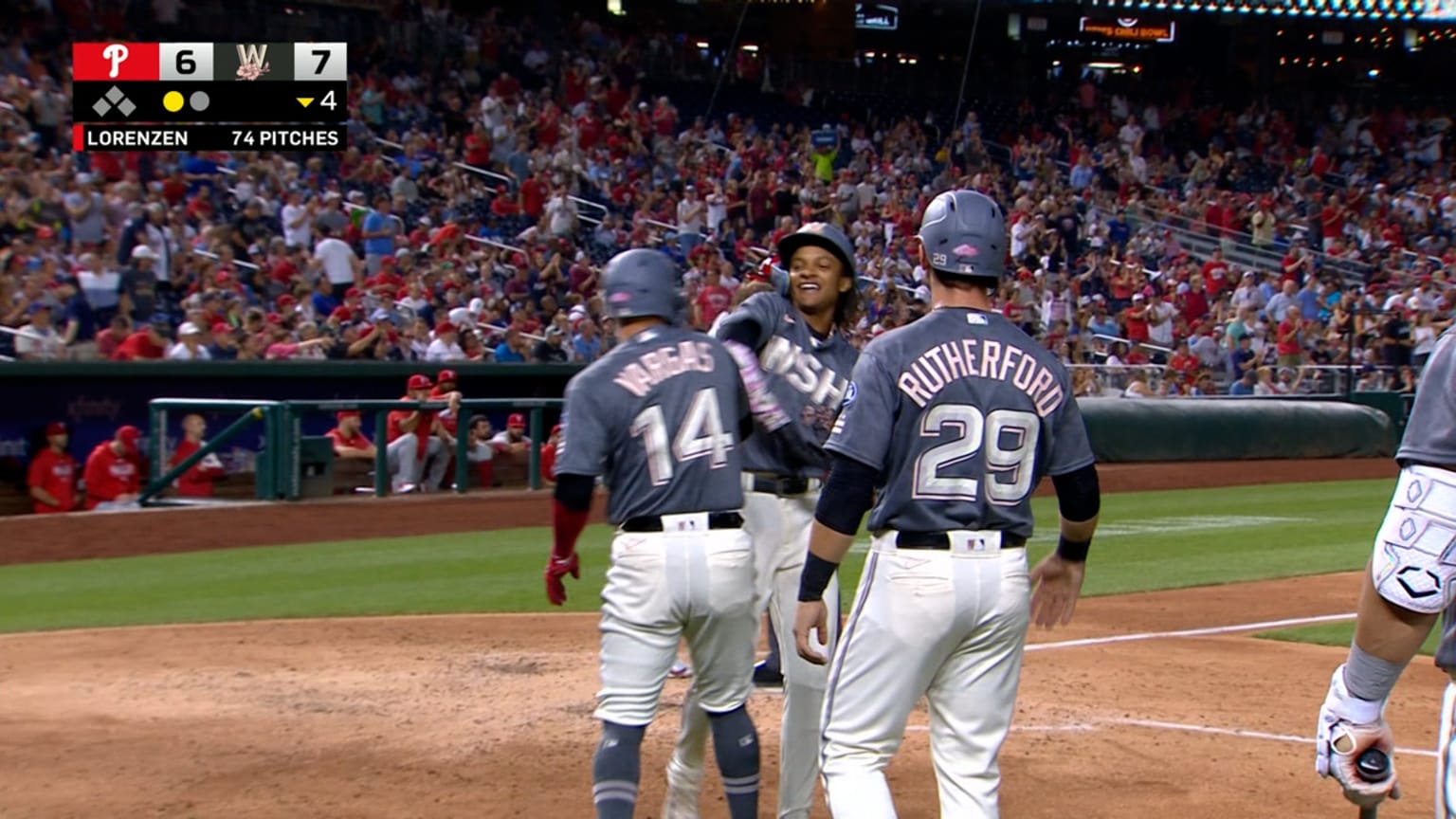 CJ Abrams crushes a three-run home run to right field | 08/18/2023 ...