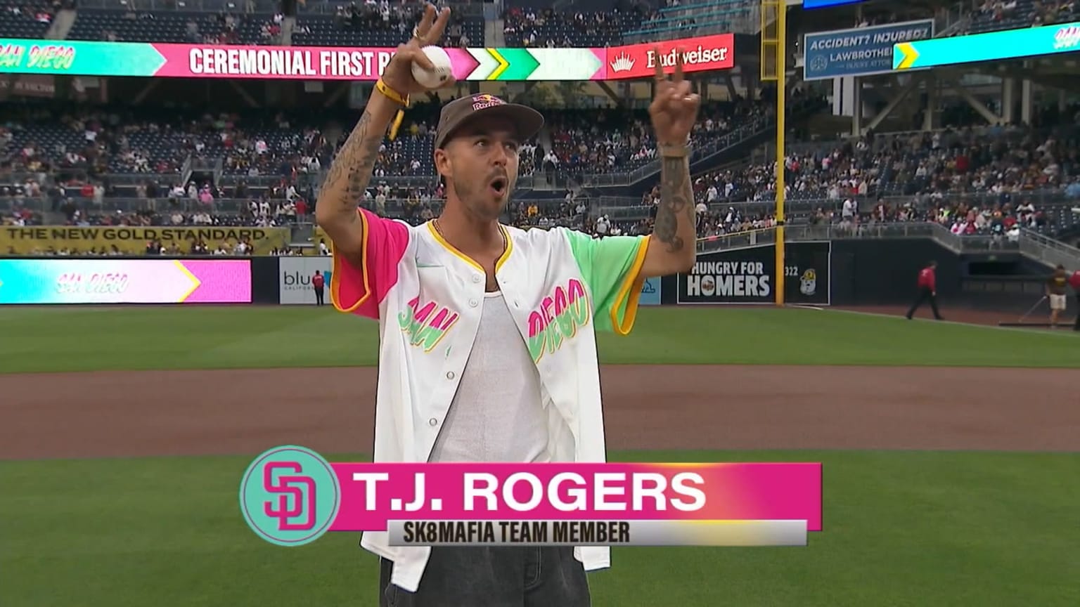 4/26/24 - Ceremonial First Pitch | 04/26/2024 | San Diego Padres