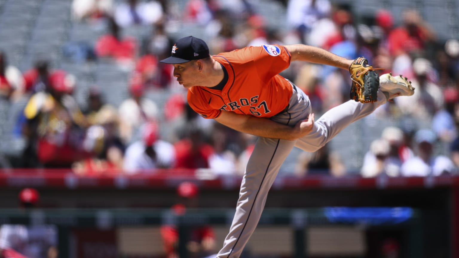 Ryan Gusto strikes out seven batters | 06/22/2025 | Houston Astros