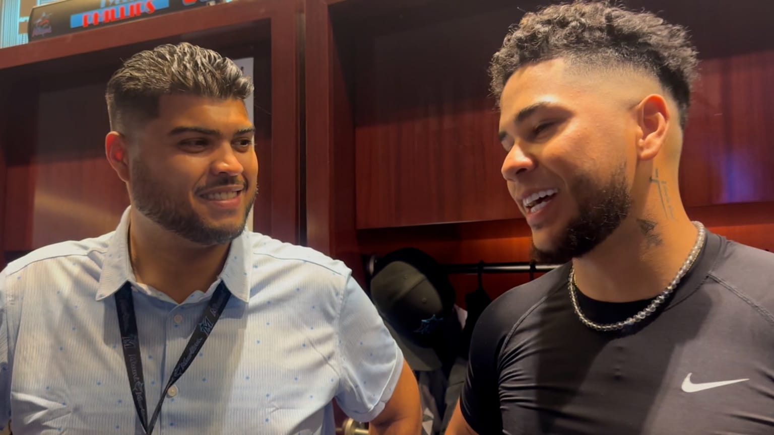 Luarbert Arias discusses his MLB debut | 03/31/2025 | Miami Marlins