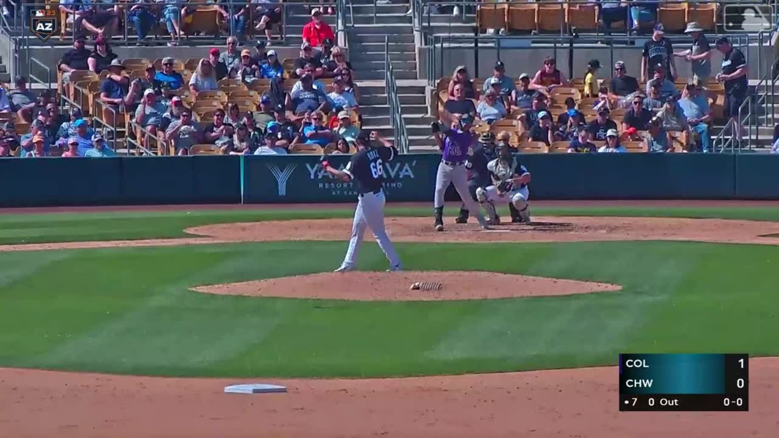 Harold Castro's sacrifice fly | 03/26/2023 | MLB.com