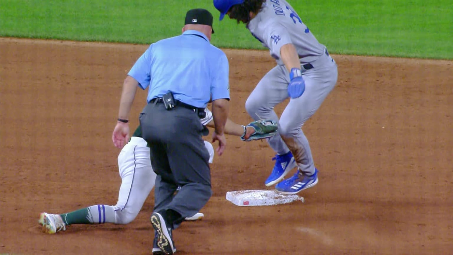 James Outman is caught stealing after review | 09/27/2023 | San ...