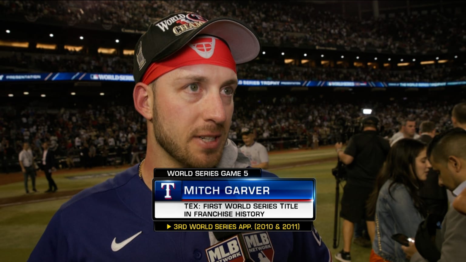 Mitch Garver talks about his RBI against Zac Gallen | 11/02/2023 ...
