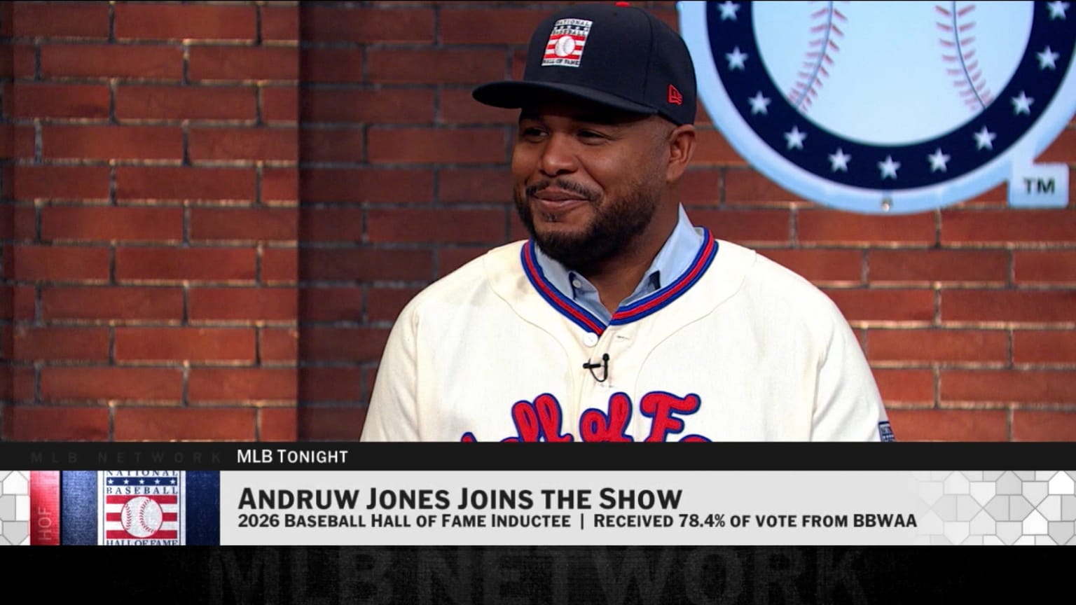 Andruw Jones on making the Hall of Fame | 01/23/2026 | MLB.com