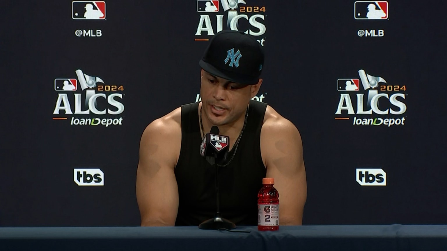 Yankees discuss victory in ALCS Game 1 | 10/14/2024 | MLB.com