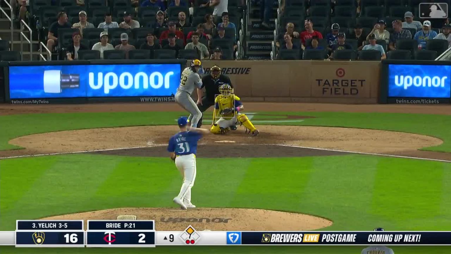 Jackson Chourio's two-run double | 06/20/2025 | MLB.com