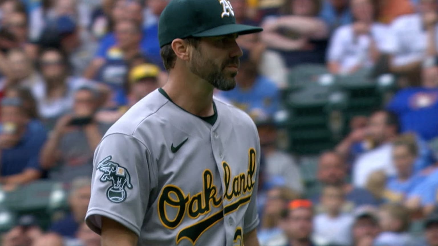 Pruitt gets out of a jam to keep Brewers scoreless | 06/10/2023 | Athletics
