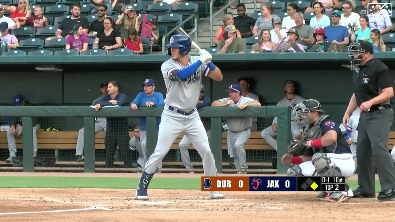 Rays' Tristan Gray reaches 30 homers for Durham | 09/09/2022 | MLB.com