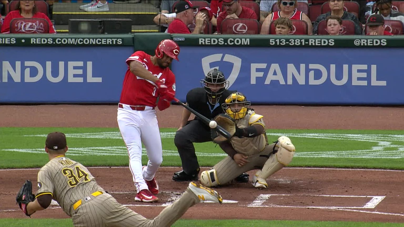 Cuadrangular de Jeimer Candelario | 22/05/2024 | Los Reds de Cincinnati