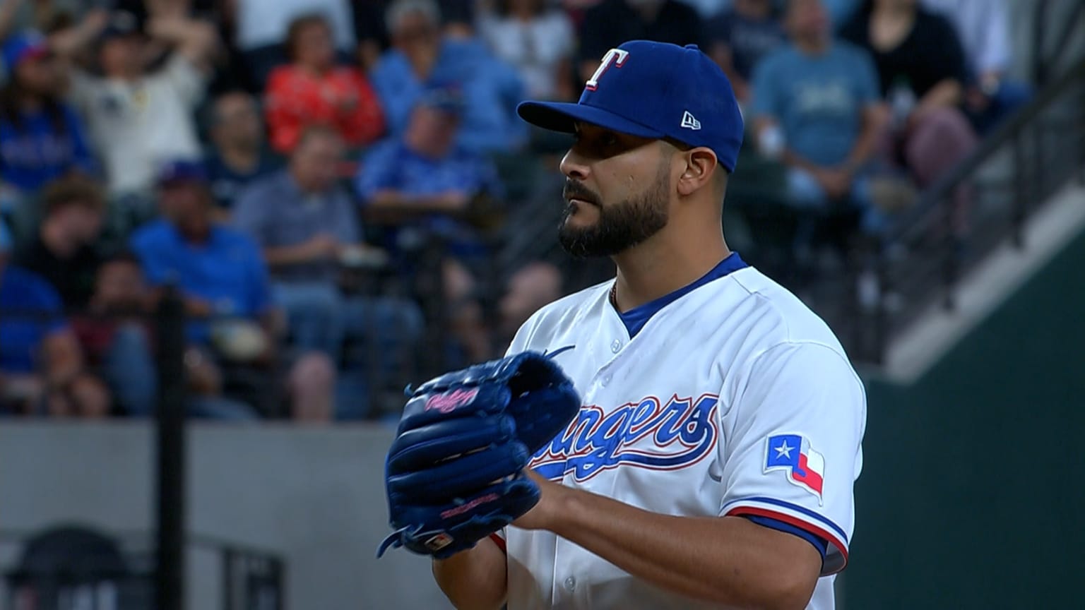 Martín Pérez strikes out five across 4 2/3 innings | 09/20/2023 | Texas ...