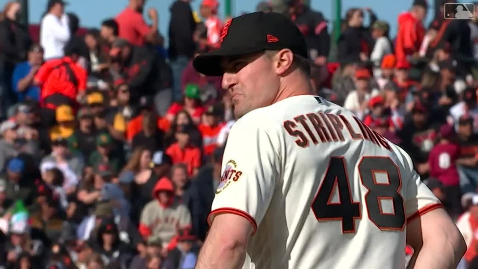 Ross Stripling gets his first strikeout in the 4th | 04/23/2023 | San ...