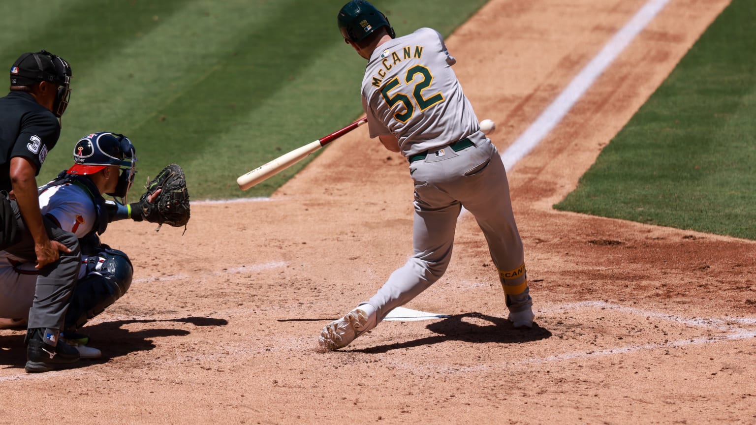 Kyle McCann's RBI double | 07/28/2024 | Athletics