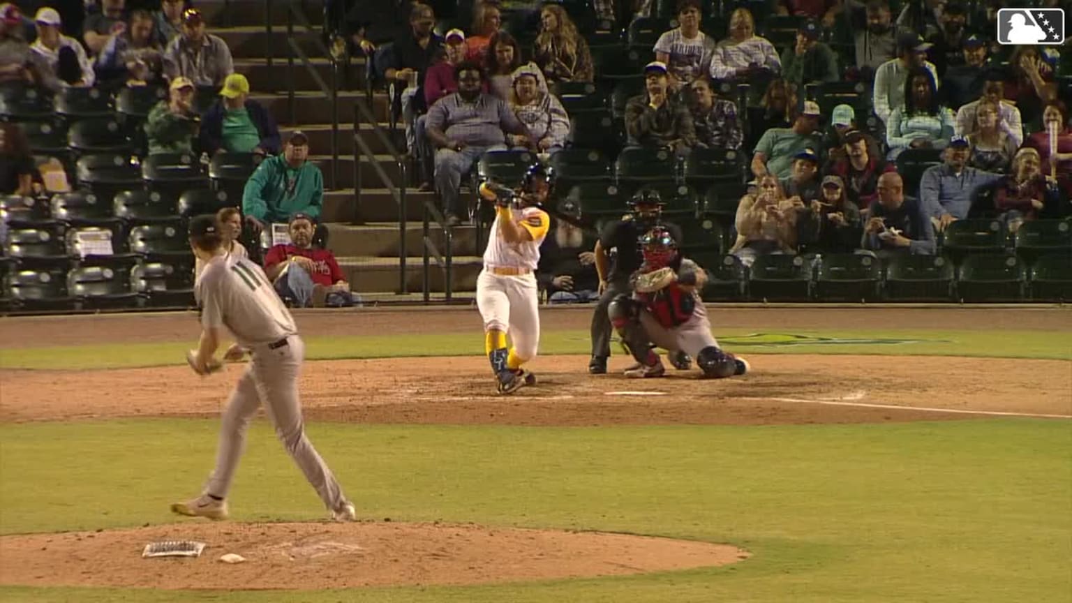 Garrett Baumann strikes out his his fifth batter | 04/27/2024 | Atlanta ...