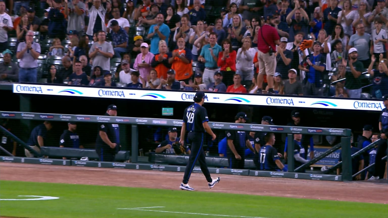 Hurter exits after losing perfecto in the 8th | 09/13/2024 | Detroit Tigers