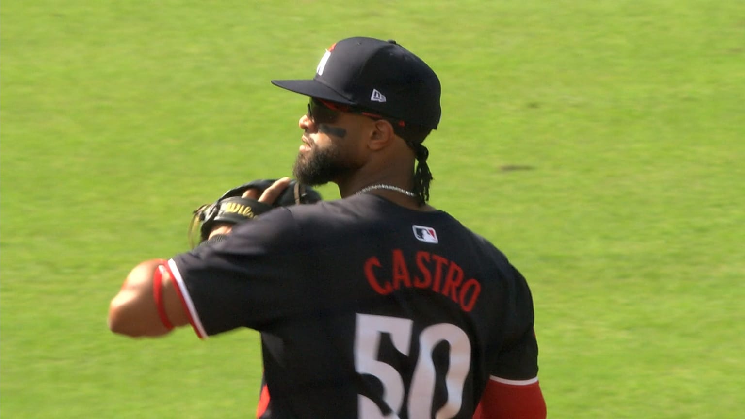 Willi Castro's spinning play | 08/21/2024 | Minnesota Twins