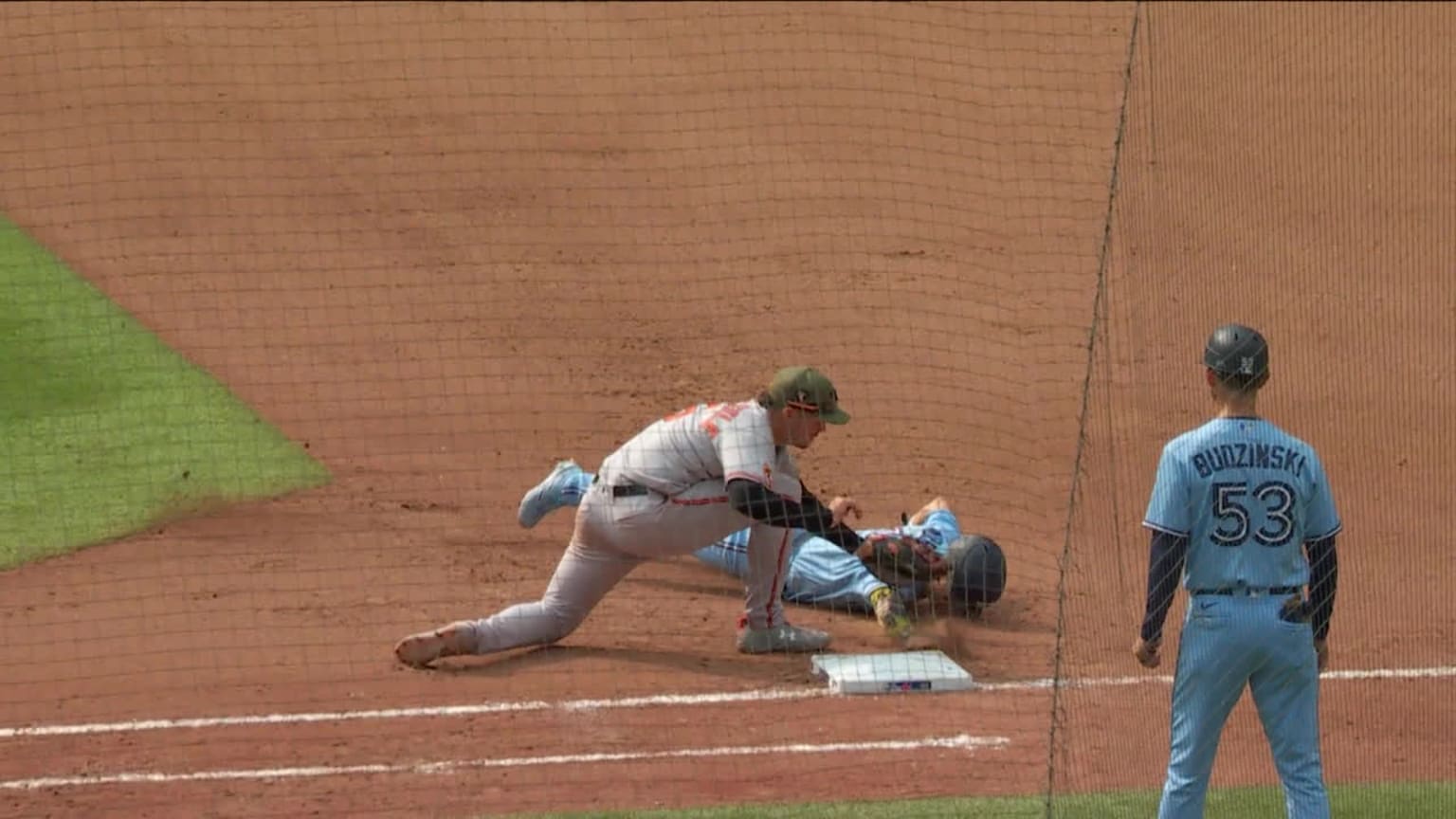 Mike Baumann picks off Merrifield after review | 05/21/2023 | Baltimore ...