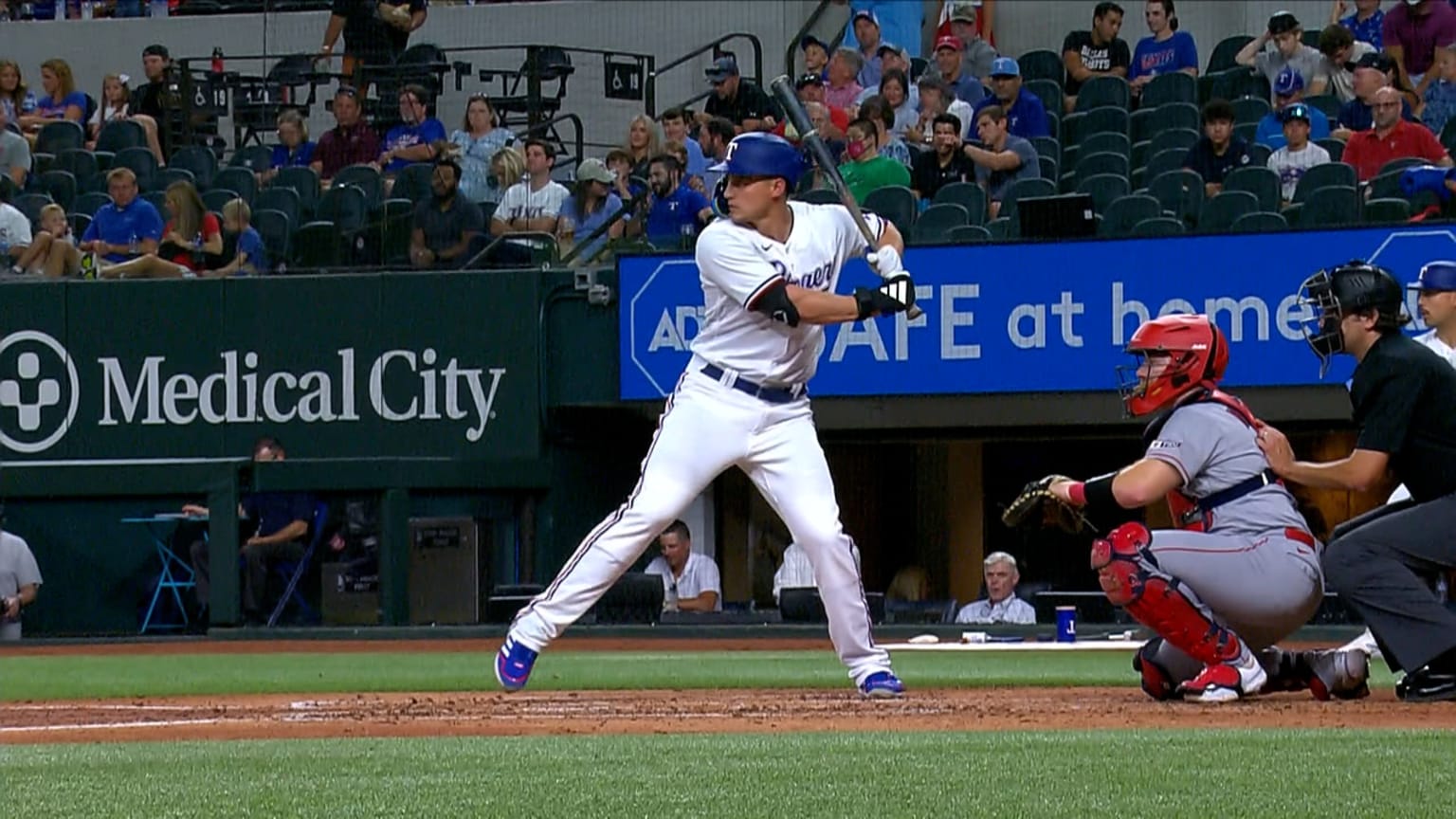 Corey Seager homers to left-center field in the 3rd | 08/15/2023 ...