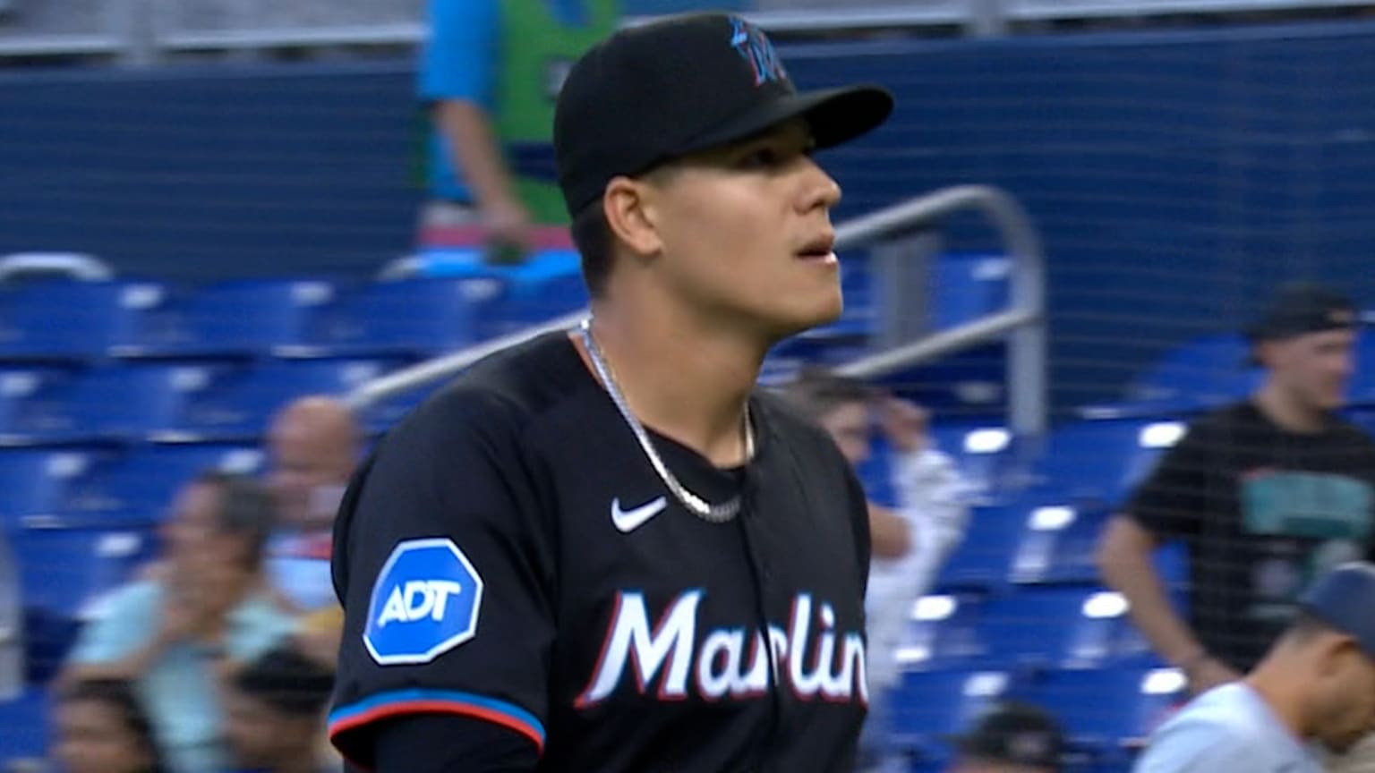 Anthony Maldonado grabs his first career strikeout | 04/26/2024 | Miami ...