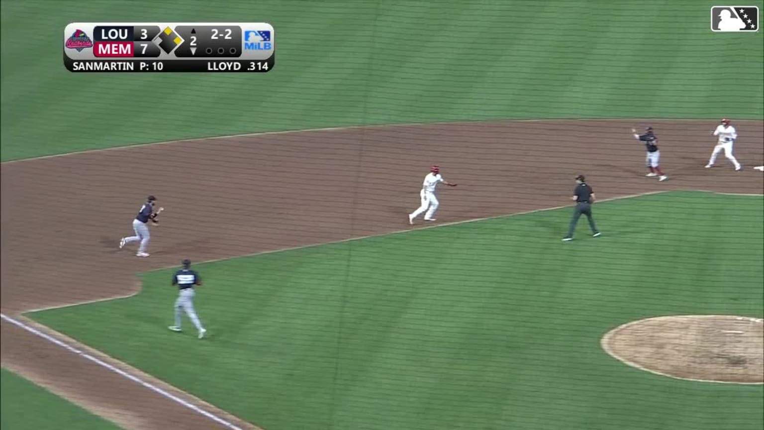 Reds infielders combine to turn a triple play | 04/29/2025 | Cincinnati ...