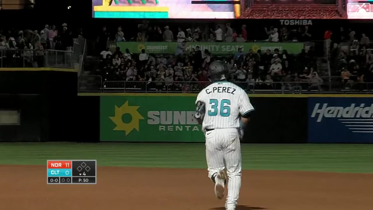 Perez hits a solo homer in 4th | 04/30/2023 | MLB.com