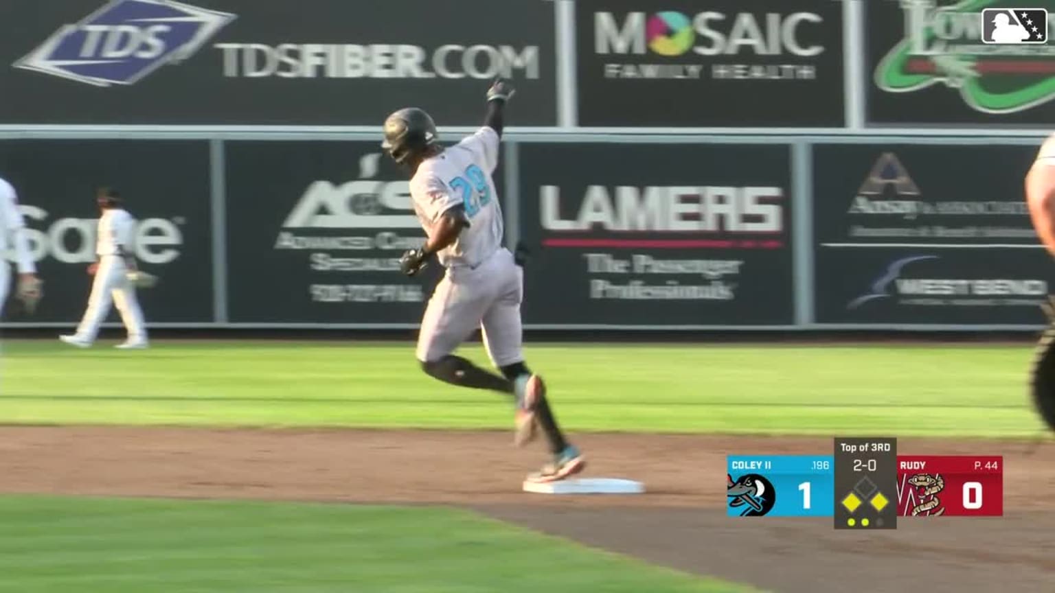 Mark Coley II hits a three-run homer | 05/17/2024 | Miami Marlins