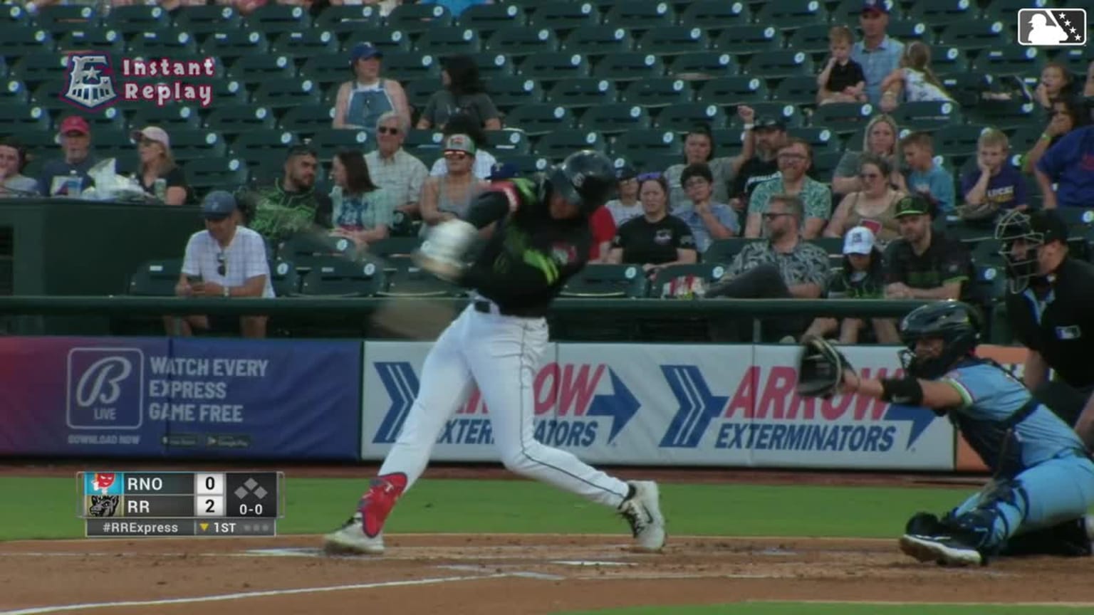 Dustin Harris clubs a two-run homer | 05/18/2024 | MLB.com