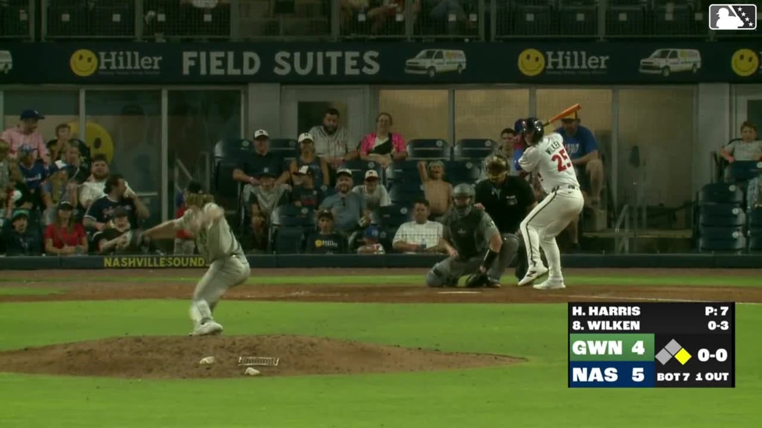 Hayden Harris Called Strike to Brock Wilken | 05/26/2026 | MLB.com