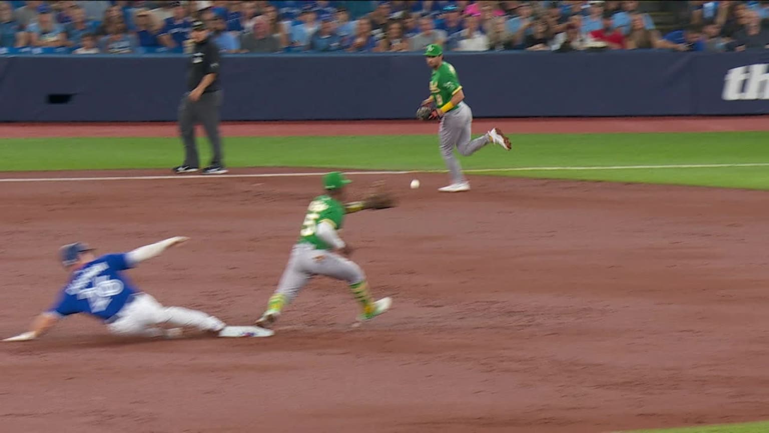 Matt Chapman is safe at second base after review | 06/24/2023 | Toronto ...