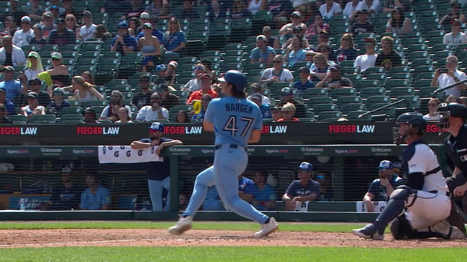 Addison Barger's RBI double | 07/27/2025 | Toronto Blue Jays