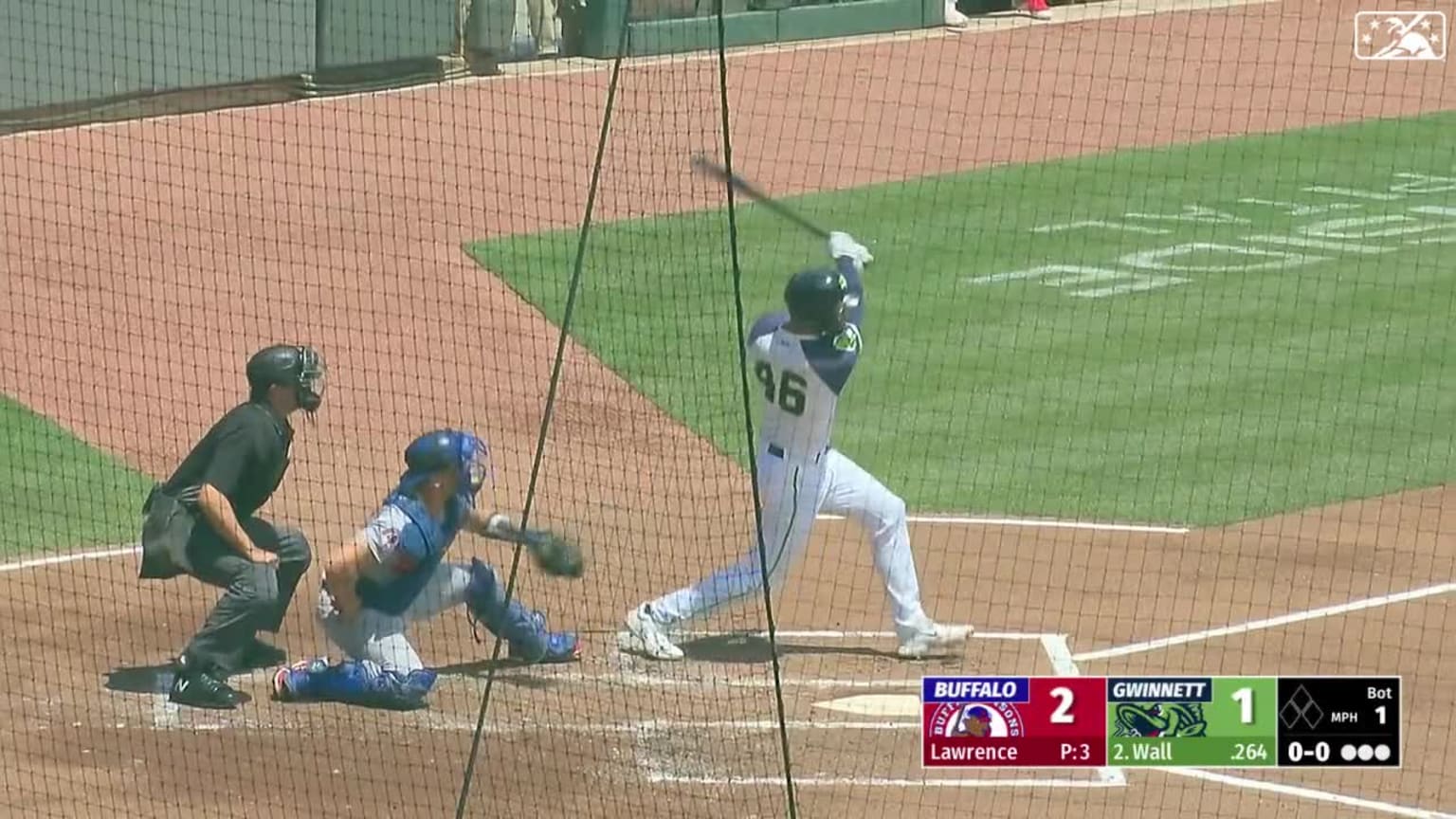 Eli White hammers a solo homer for Triple-A Gwinnett | 04/30/2023 ...
