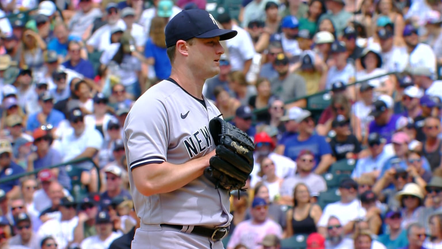 Cole's 10th strikeout sets Yankees record | 07/16/2023 | New York Yankees