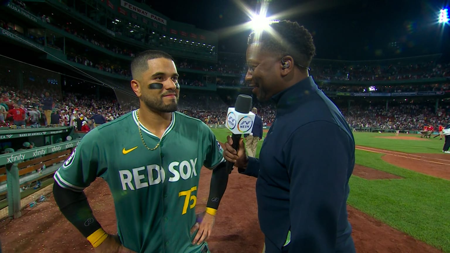 Carlos Narváez on his walk-off single, Red Sox's win | 06/13/2025 | MLB.com