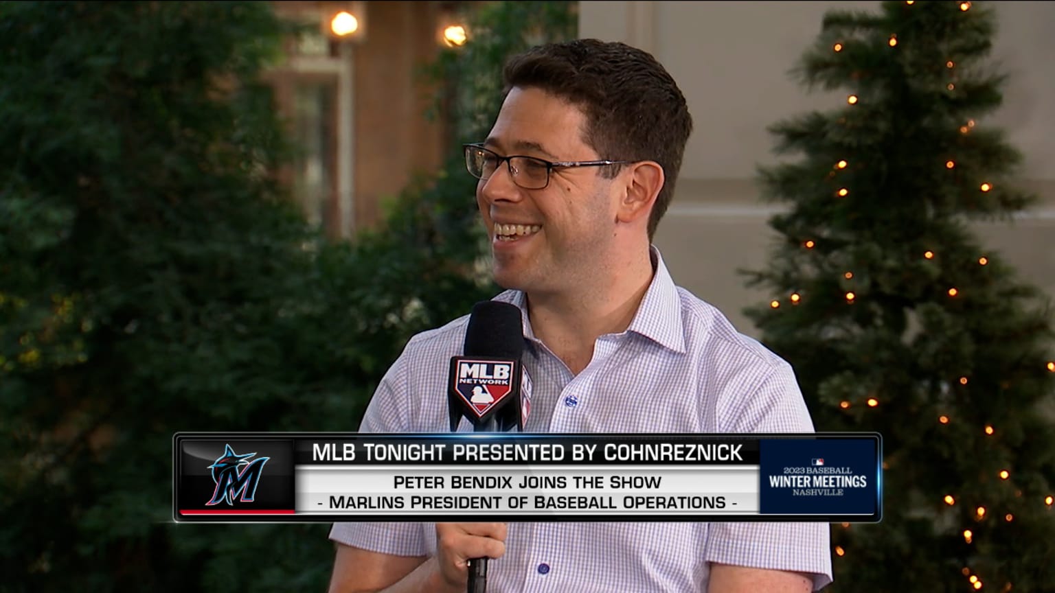 Peter Bendix on his role with Marlins, Gabe Kapler | 12/05/2023 | Miami ...