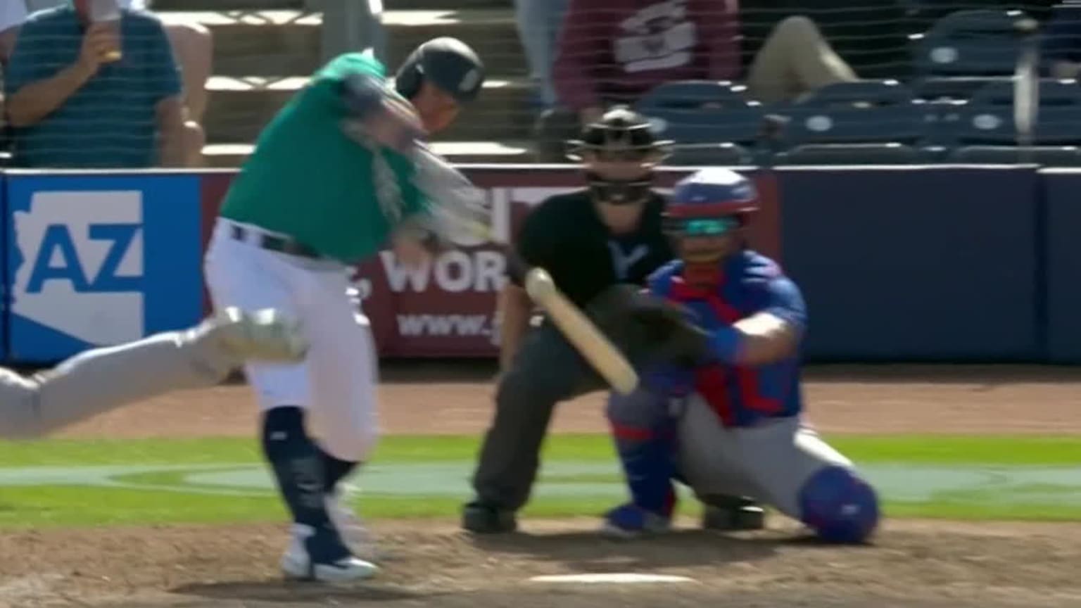 Cade Marlowe hits a homer to right-center field | 03/06/2023 | Seattle ...