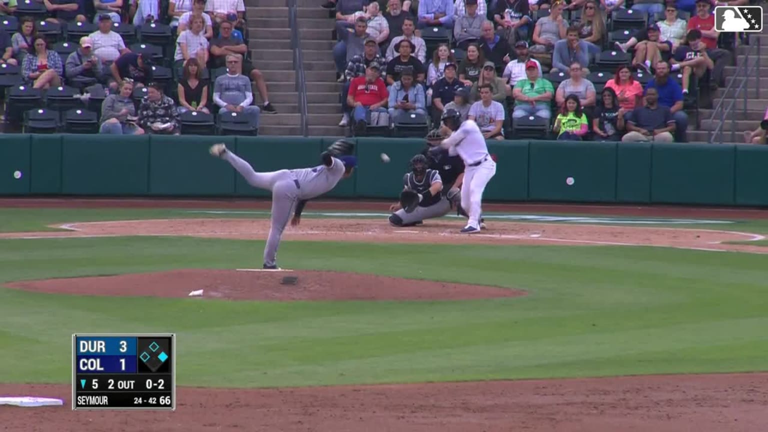 Ian Seymour's fifth strikeout | 09/03/2024 | Tampa Bay Rays