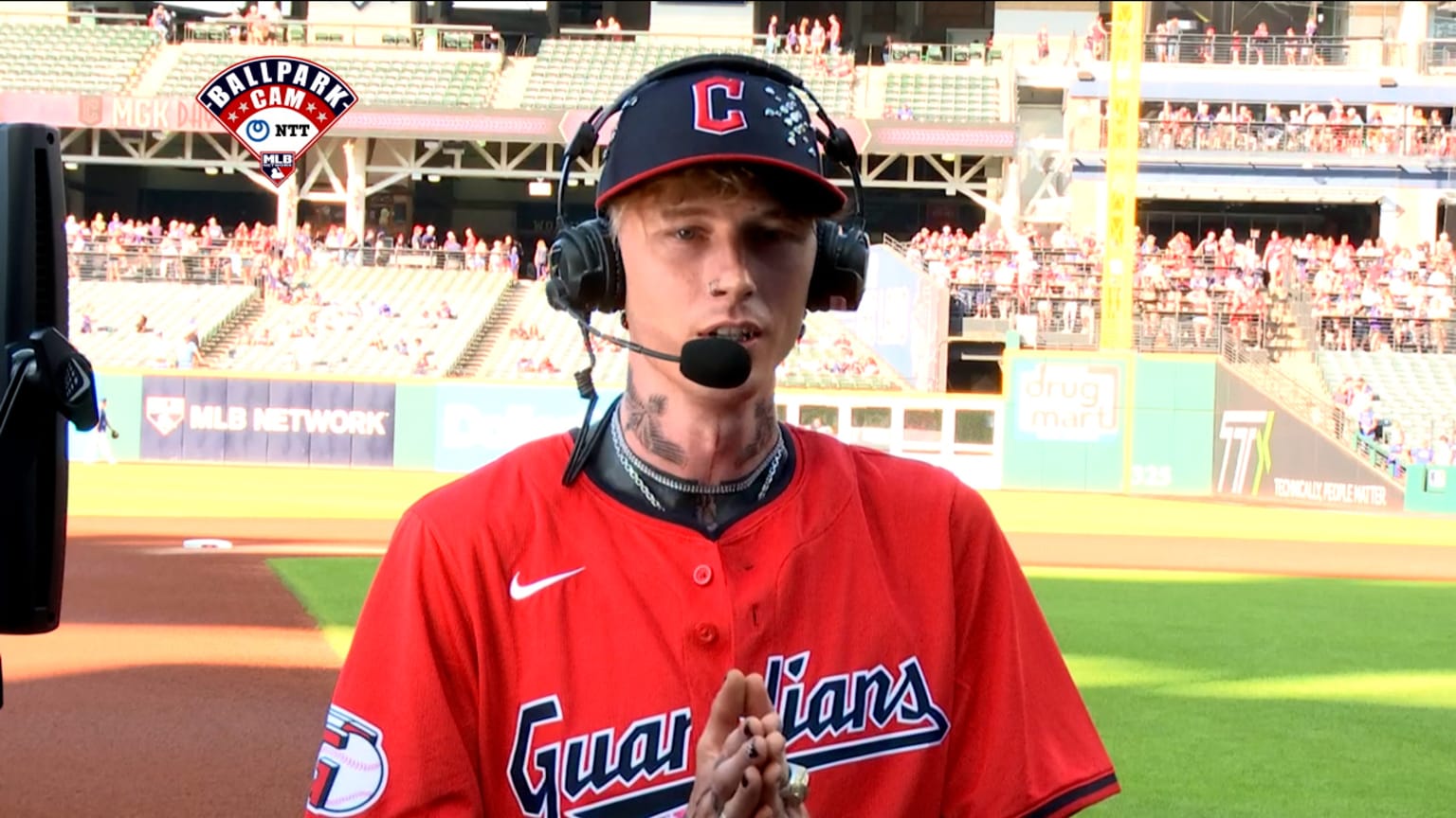 mgk joins MLB Tonight | 08/13/2024 | Cleveland Guardians