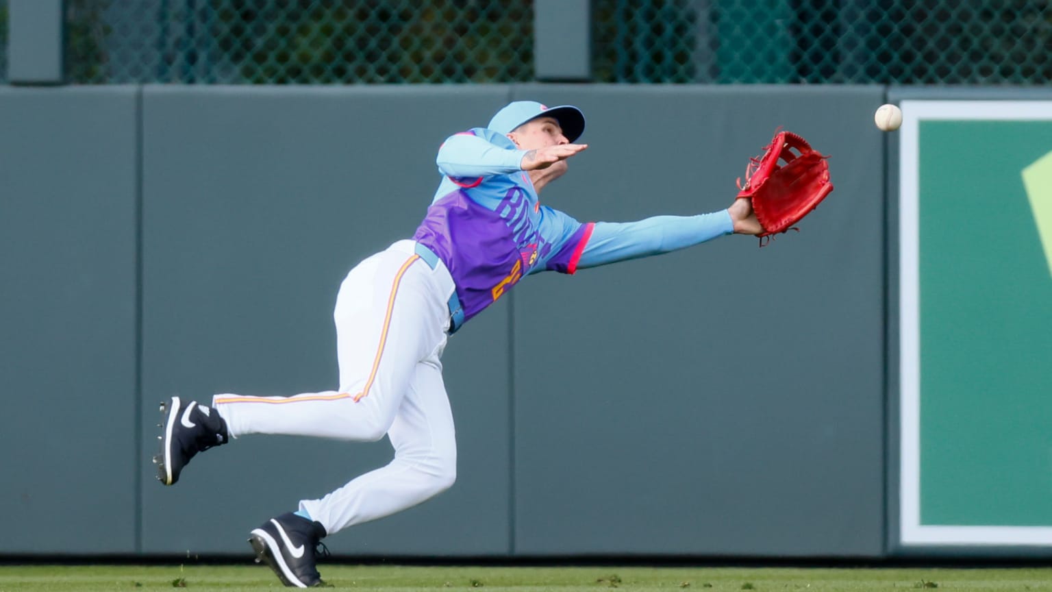 Mickey Moniak's diving catch | 04/20/2025 | Colorado Rockies