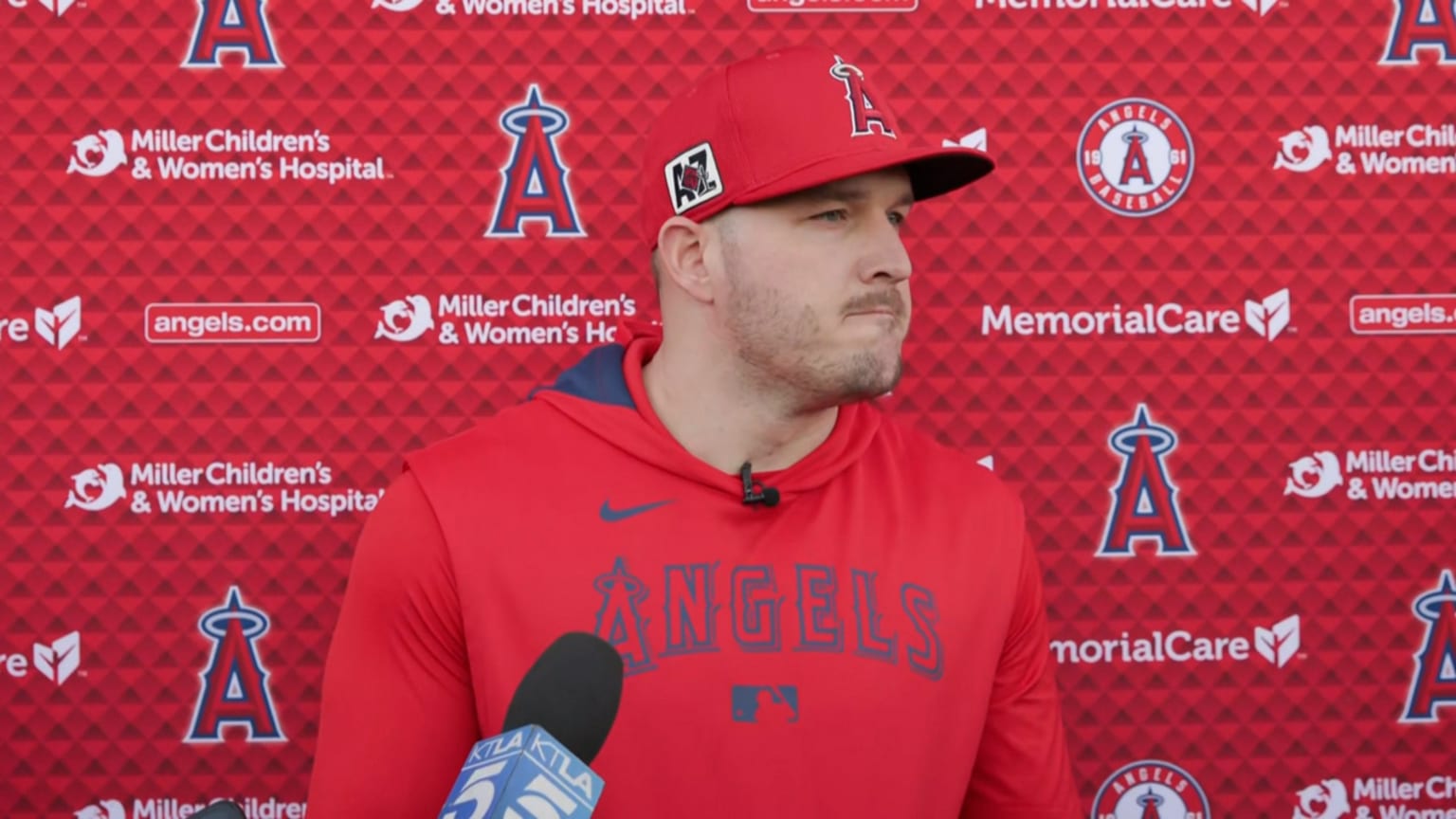 Mike Trout announces he will play right field | 02/17/2025 | MLB.com
