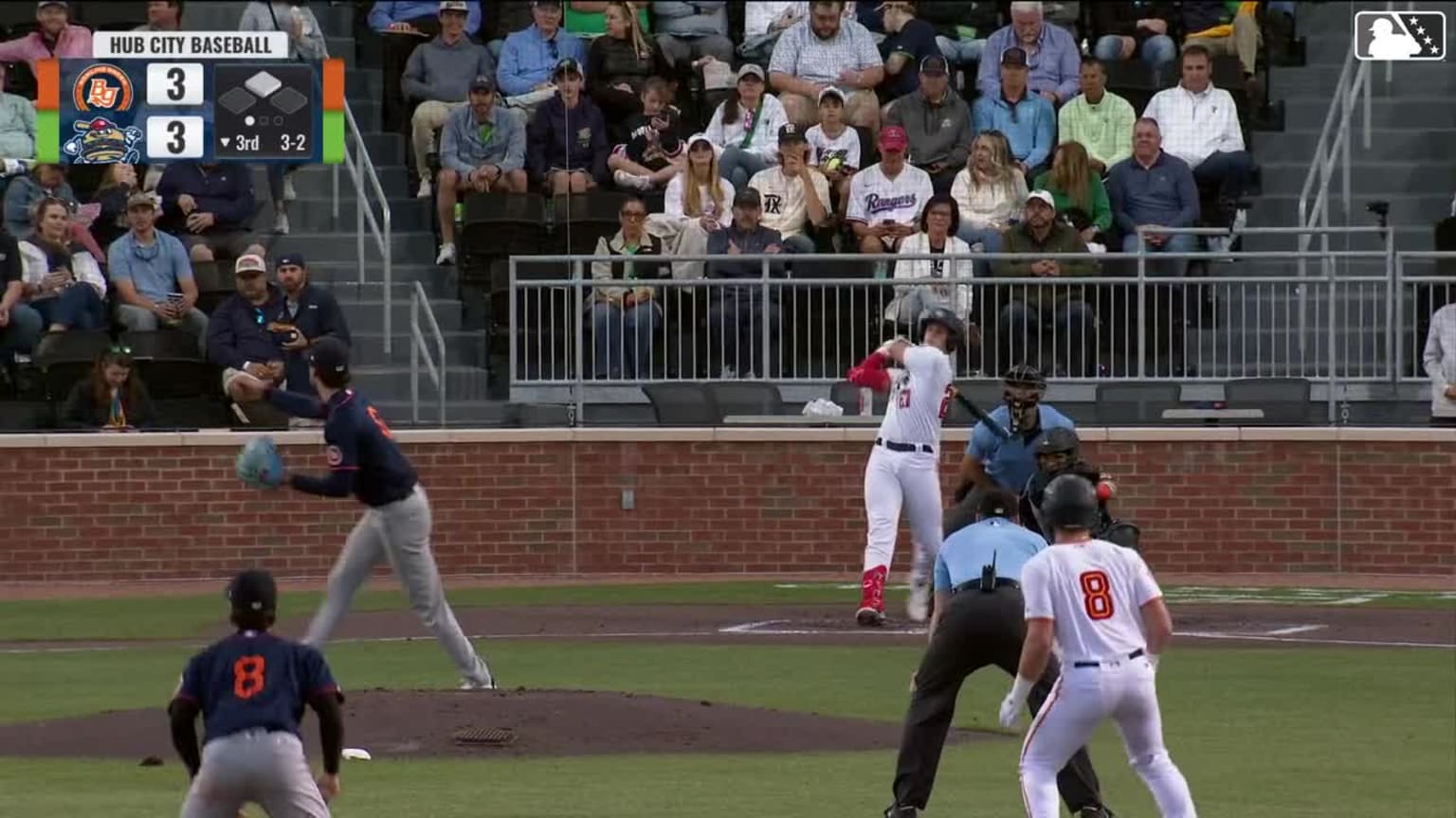 Malcolm Moore's two-run home run | 04/16/2025 | Texas Rangers