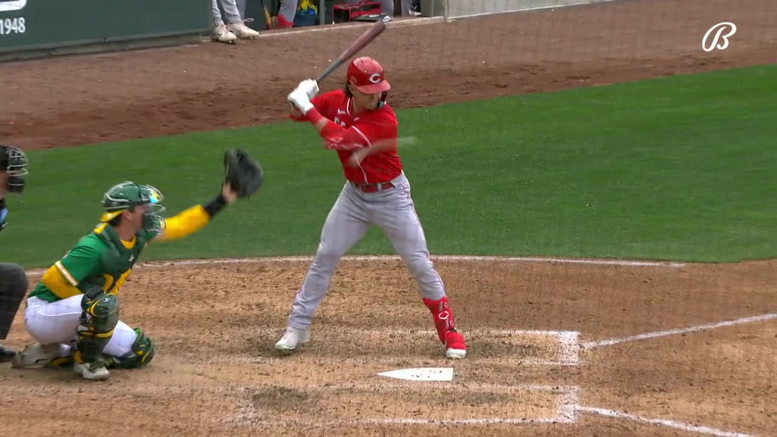 Reds score on a hit by pitch in the 7th | 03/05/2023 | Cincinnati Reds