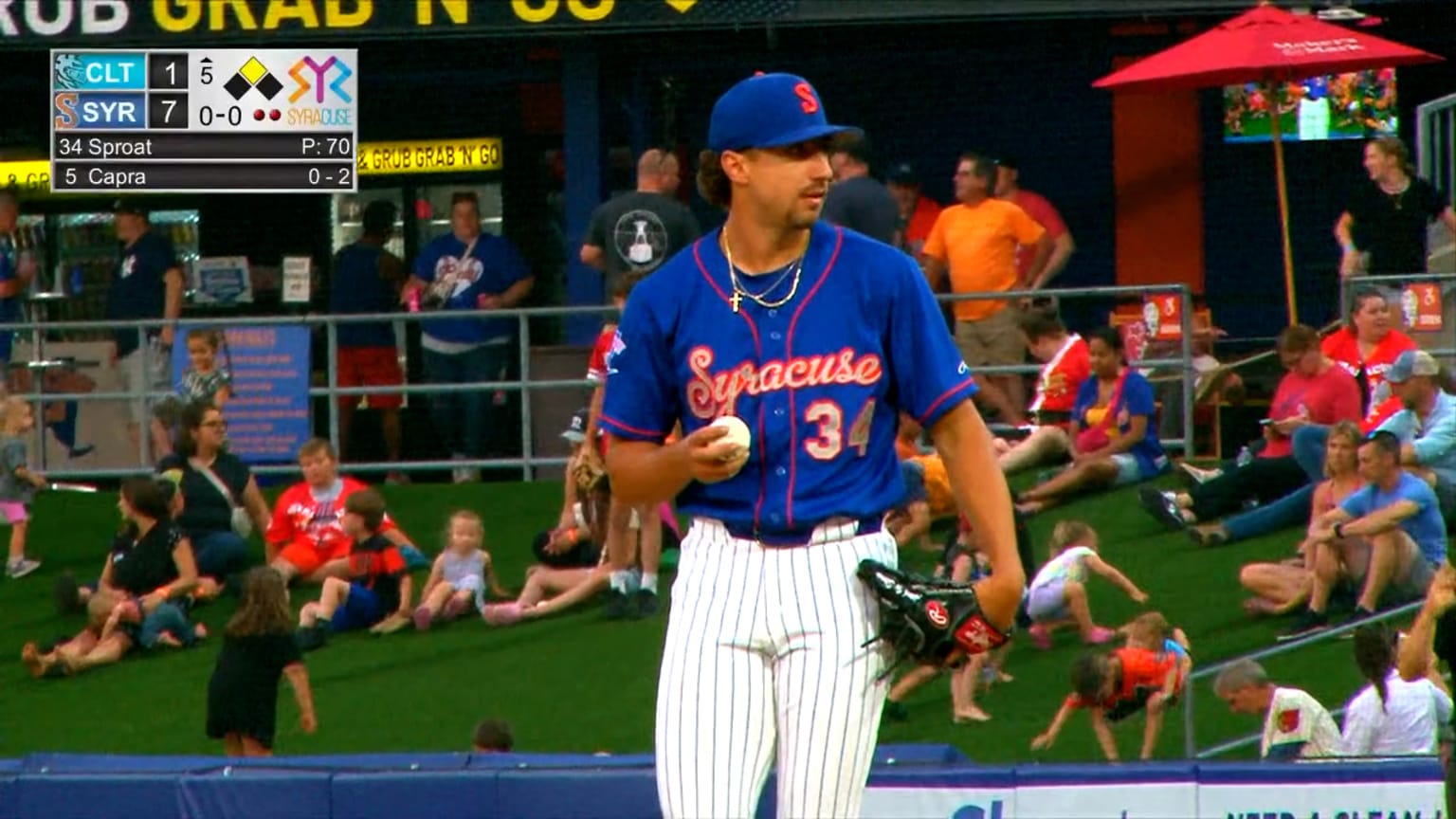 Brandon Sproat's four strikeouts | 08/07/2025 | New York Mets