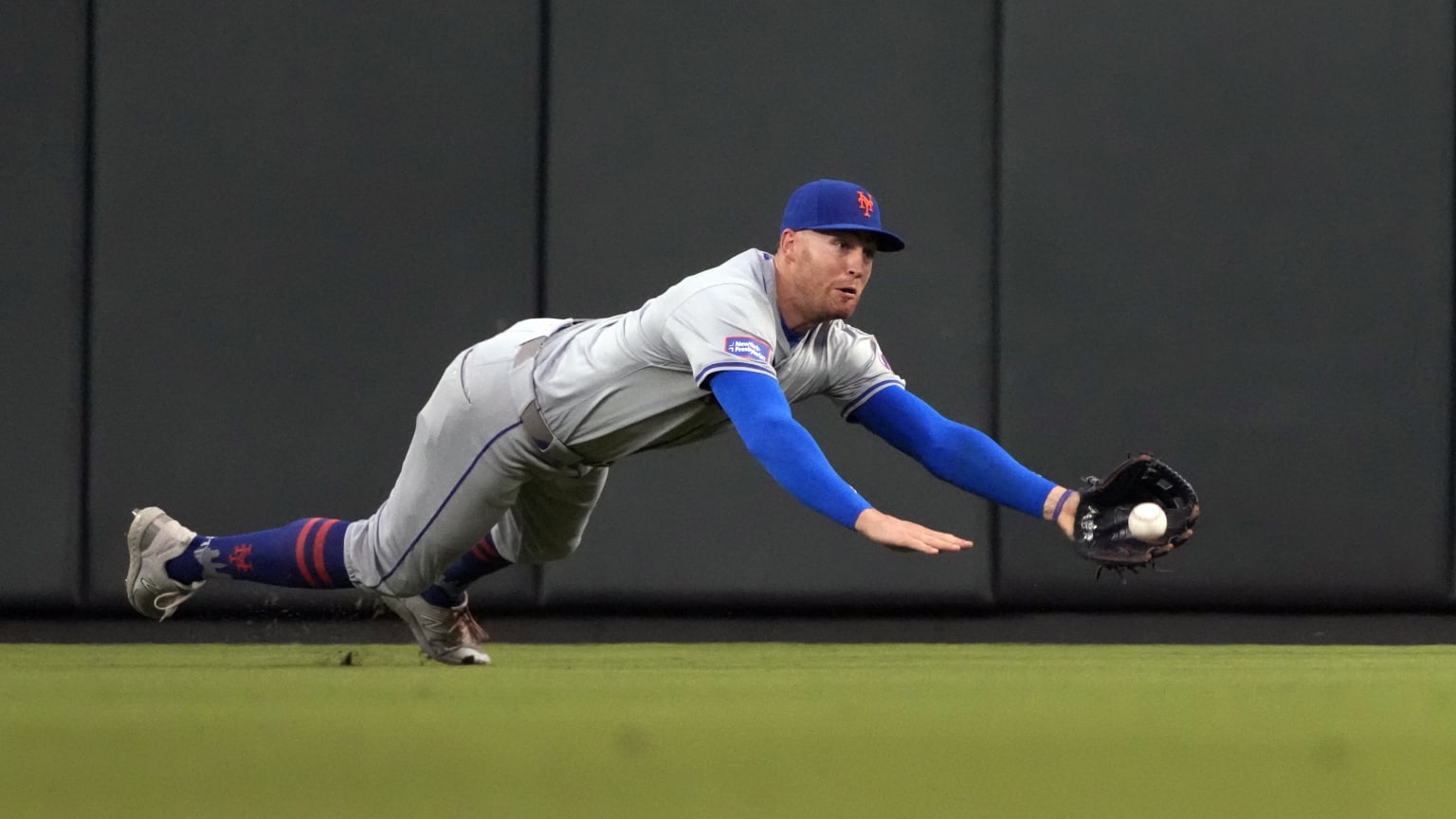 Brandon Nimmo's diving catch | 05/07/2024 | New York Mets