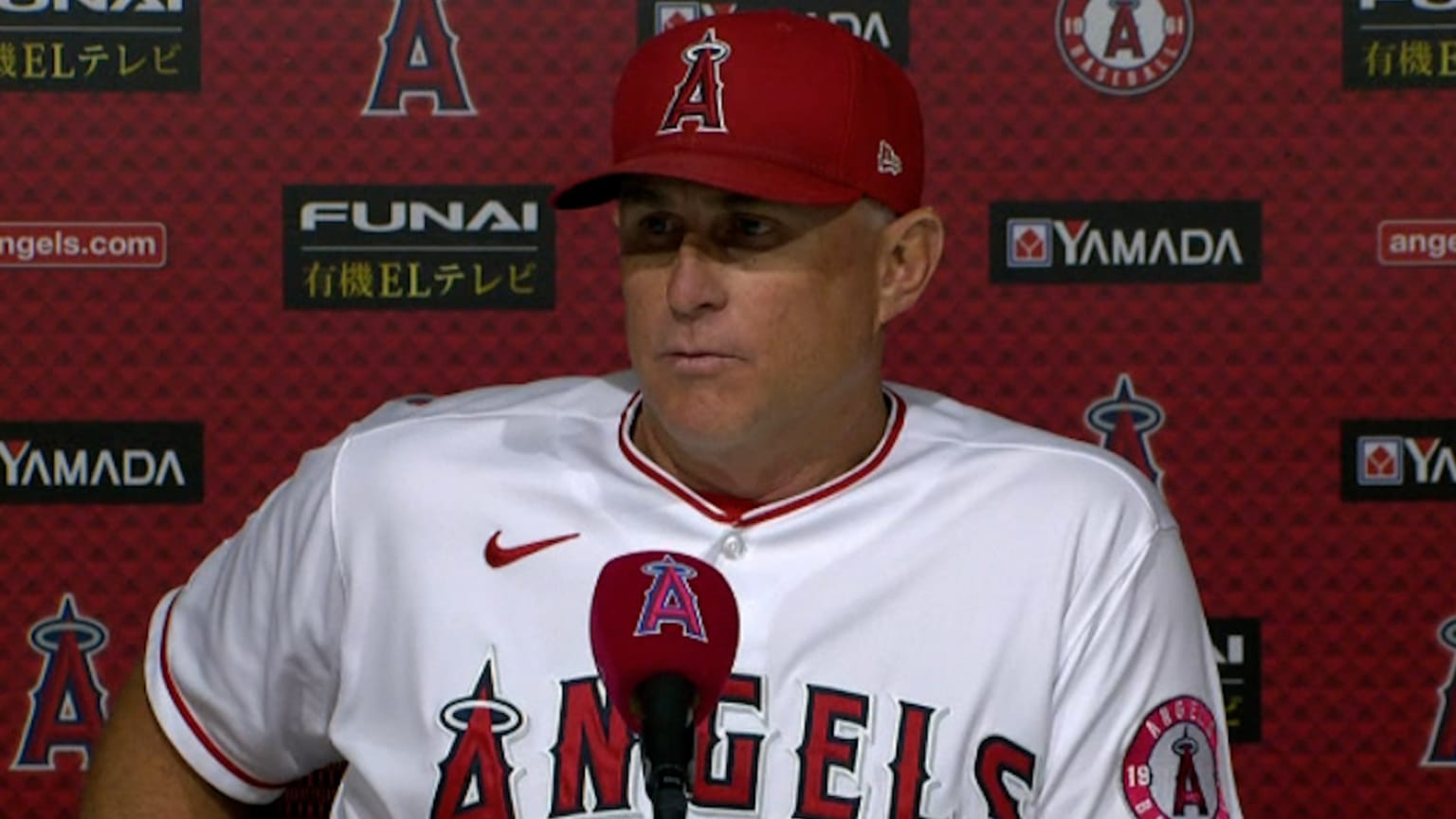 Phil Nevin discusses the Angels 4-3 win over the A's | 09/27/2022 | Los ...