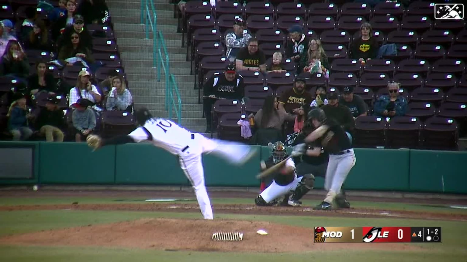 Isaiah Lowe records his sixth strikeout in the 4th | 04/20/2023 | San ...