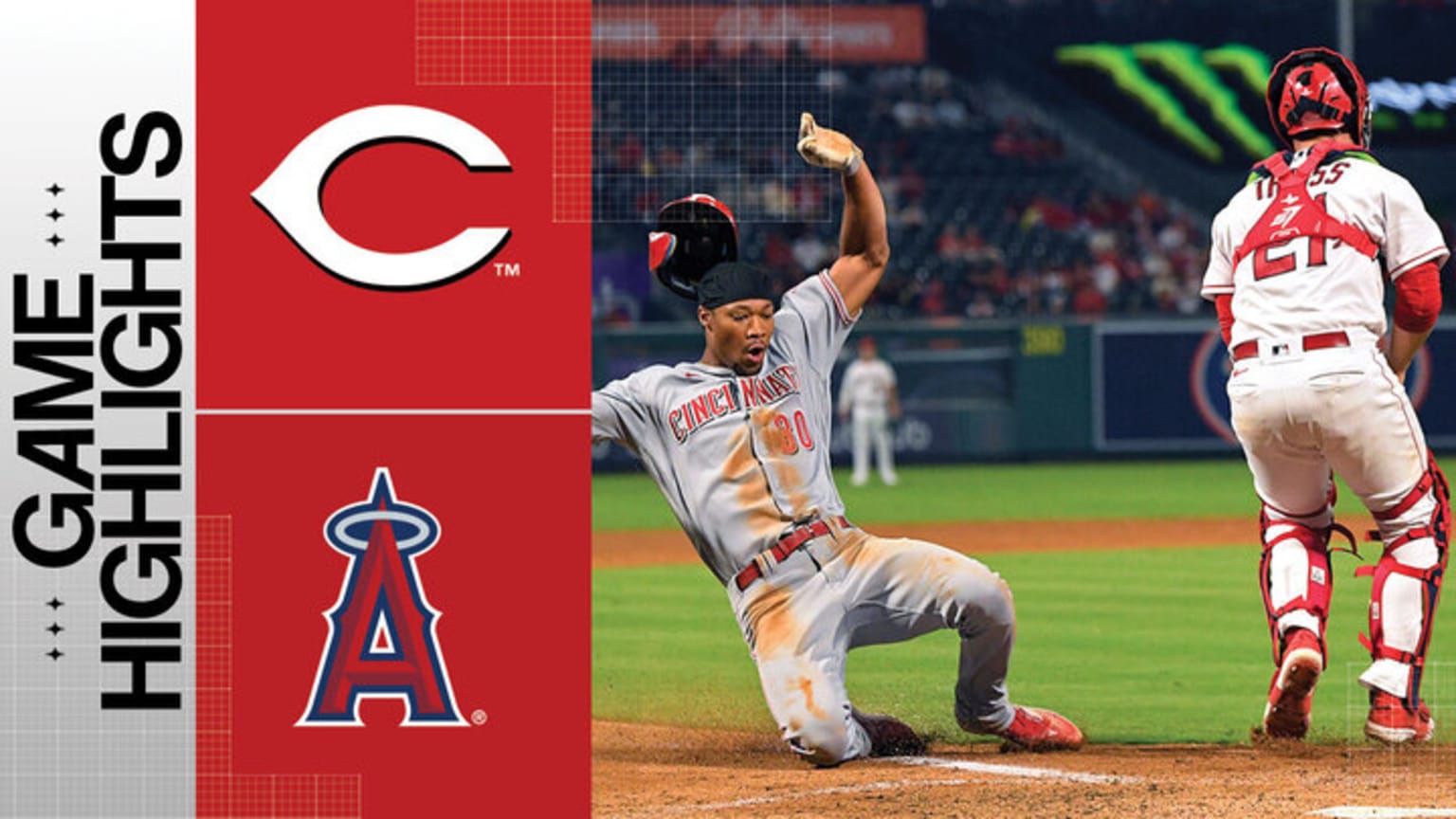 McLain, Stephenson power Reds to 7-3 win over Angels | 08/23/2023 ...