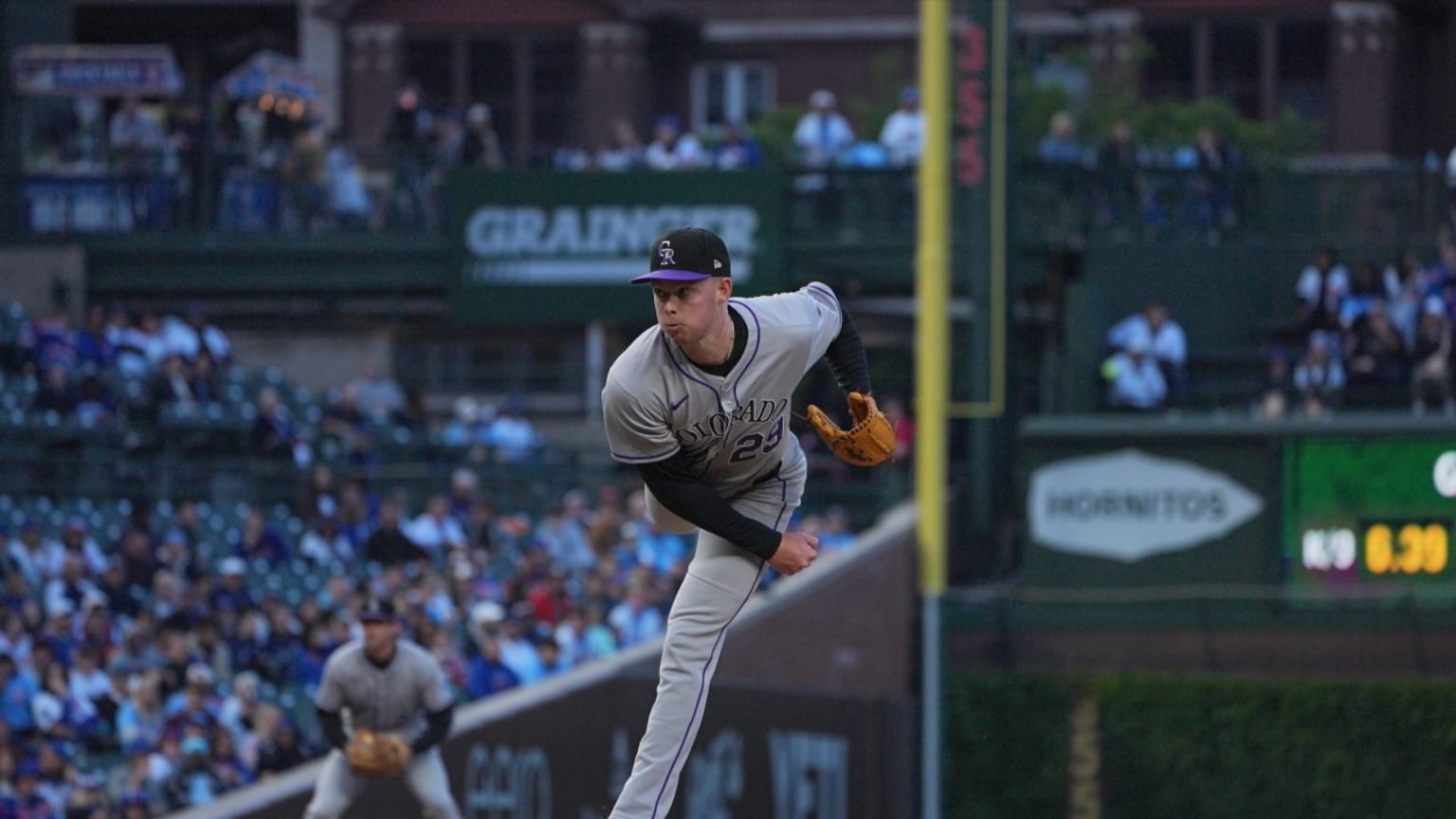 Tanner Gordon punches out Ian Happ | 05/28/2025 | Colorado Rockies