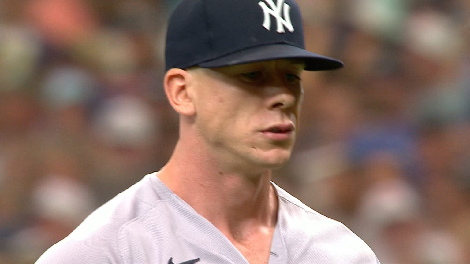 Ian Hamilton escapes jam striking out Josh Lowe | 08/27/2023 | New York ...