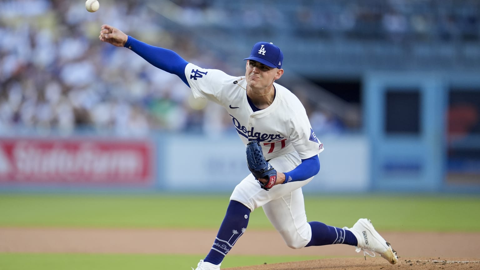 River Ryan K's two in MLB debut | 07/22/2024 | Los Angeles Dodgers