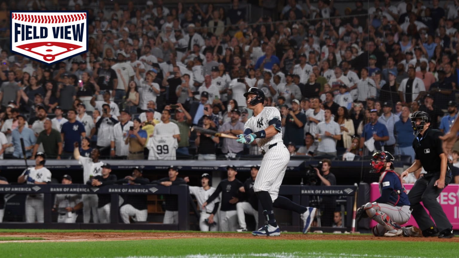 Field View: Aaron Judge's go-ahead grand slam | 09/13/2024 | New York Yankees